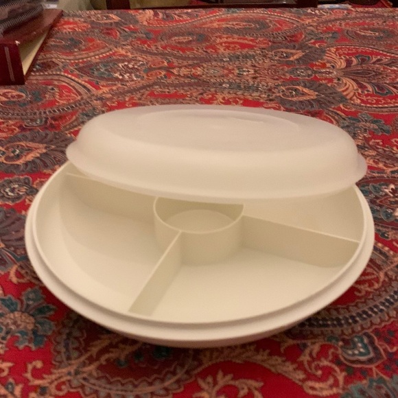Tupperware | Kitchen | Vintage Tupperware Dip And Vegetable Tray With ...